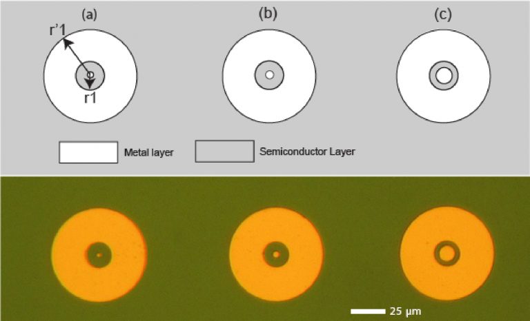 diagram and SEM of metal and semiconductor layers - Australian National ...